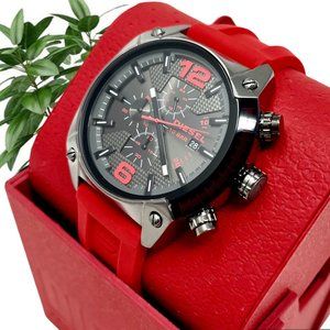 Diesel | Accessories | Nwt Diesel Mens Overflow Chronograph Gunmetal ...